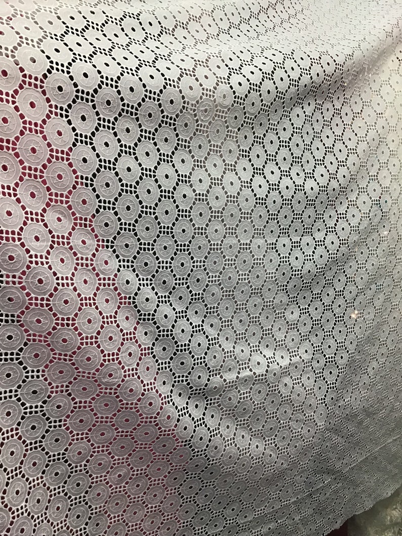 100% Cotton Lace Embroidery Eyelet Great for Summer Dress - Etsy