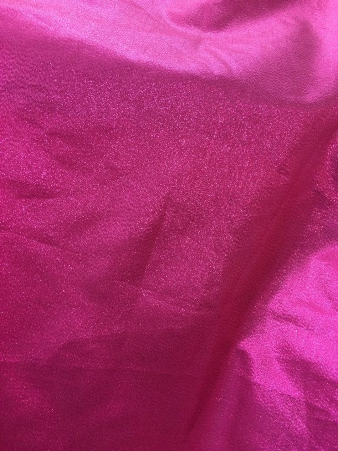 Designer Italian Super Quality Metallic Fuchsia Multi Mikado Zibeline ...