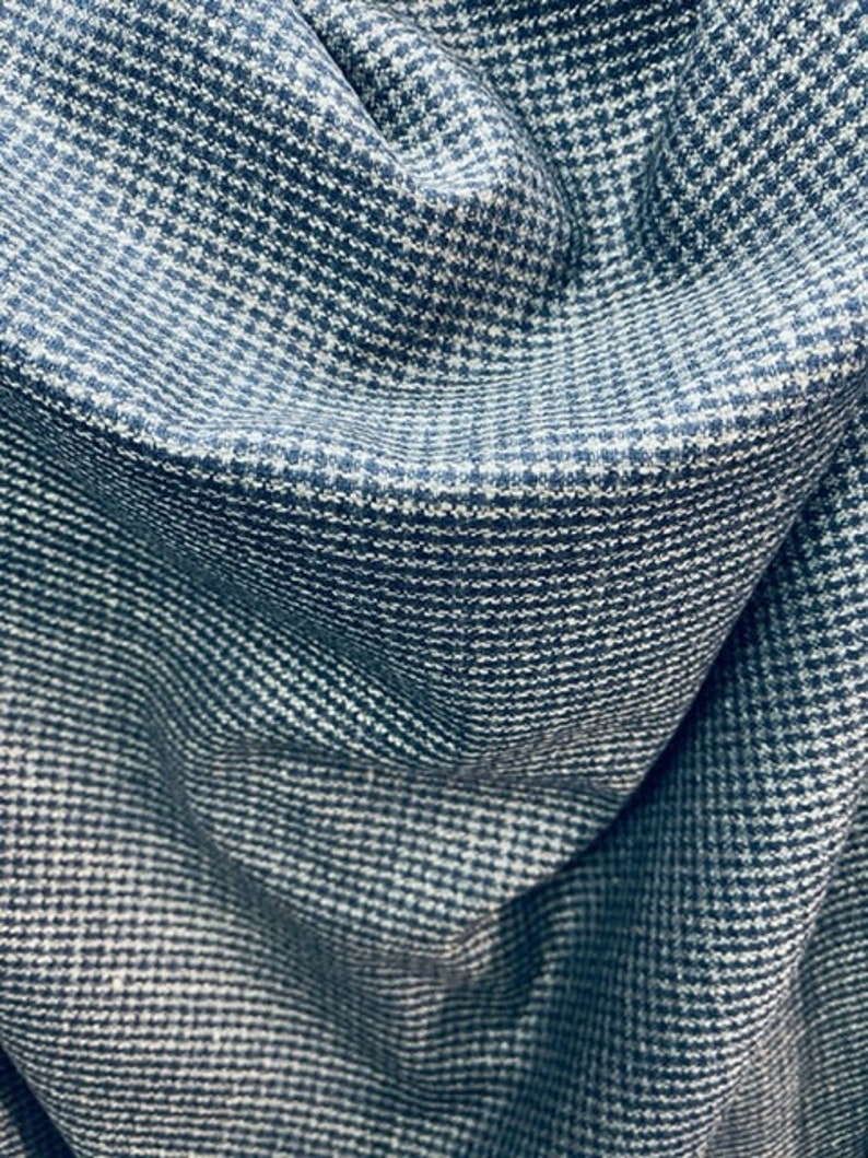 Lambswool Houndstooth Fabric, Olive/navy Suit Fabric, Made in Italy - Etsy