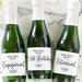 Custom Labels for Mini Champaign Bottles, Adding Elegance to Your ...