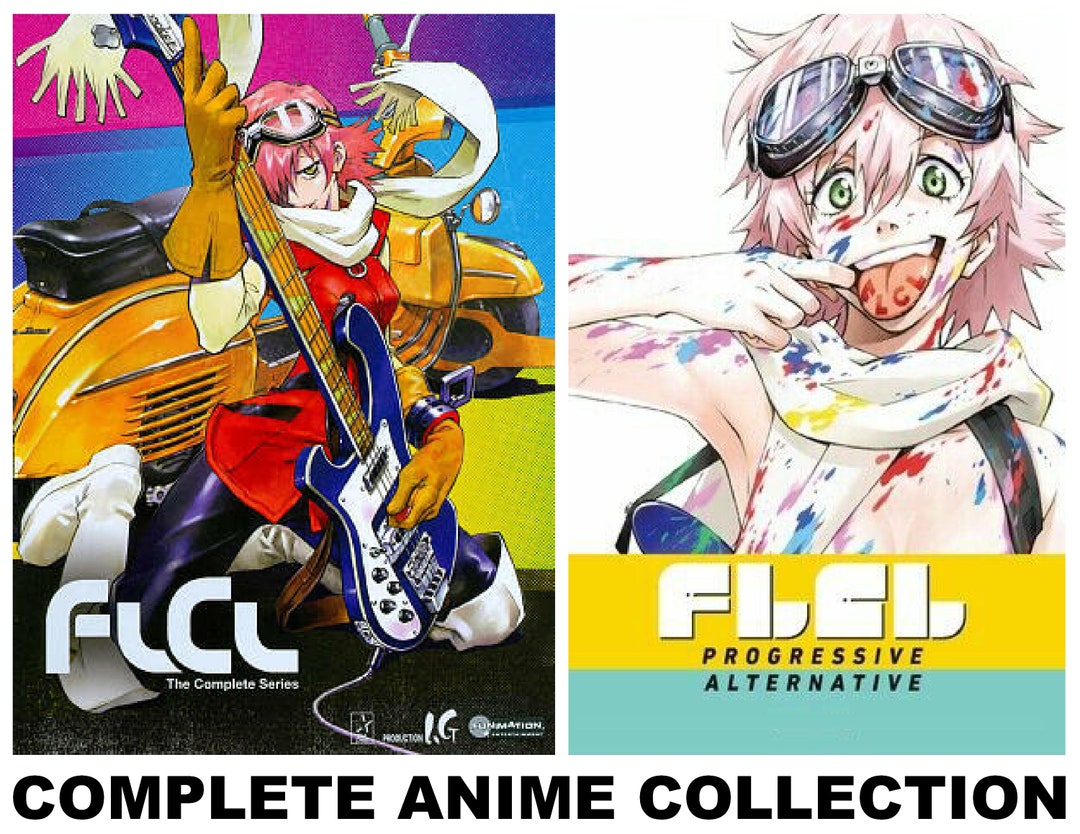 FLCL fooly Cooly: Complete Anime Series Dual Audio All 3 - Etsy