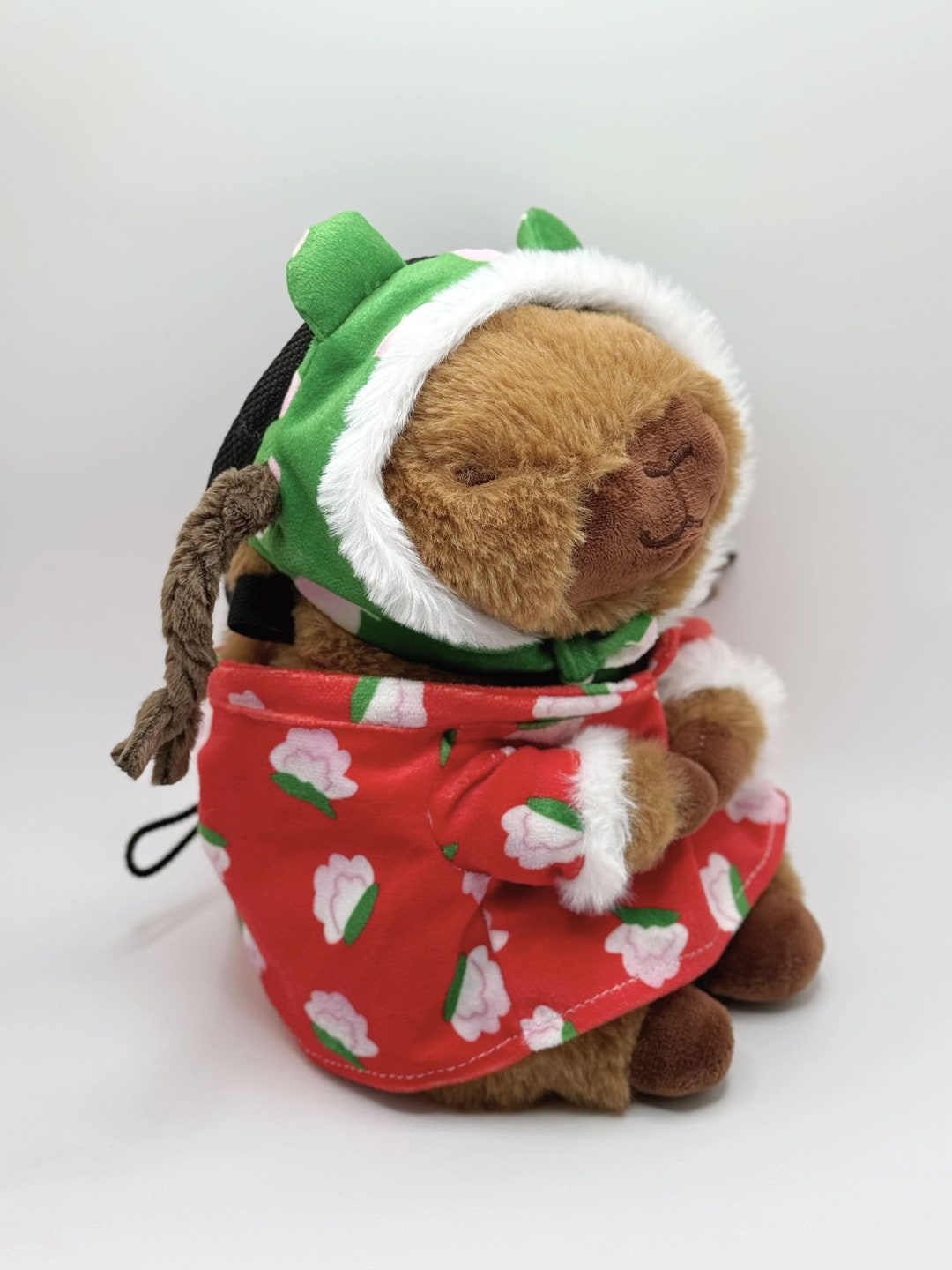 Limited Edition Capybara With Dongbei Floral Coat Chalk Bag - Etsy