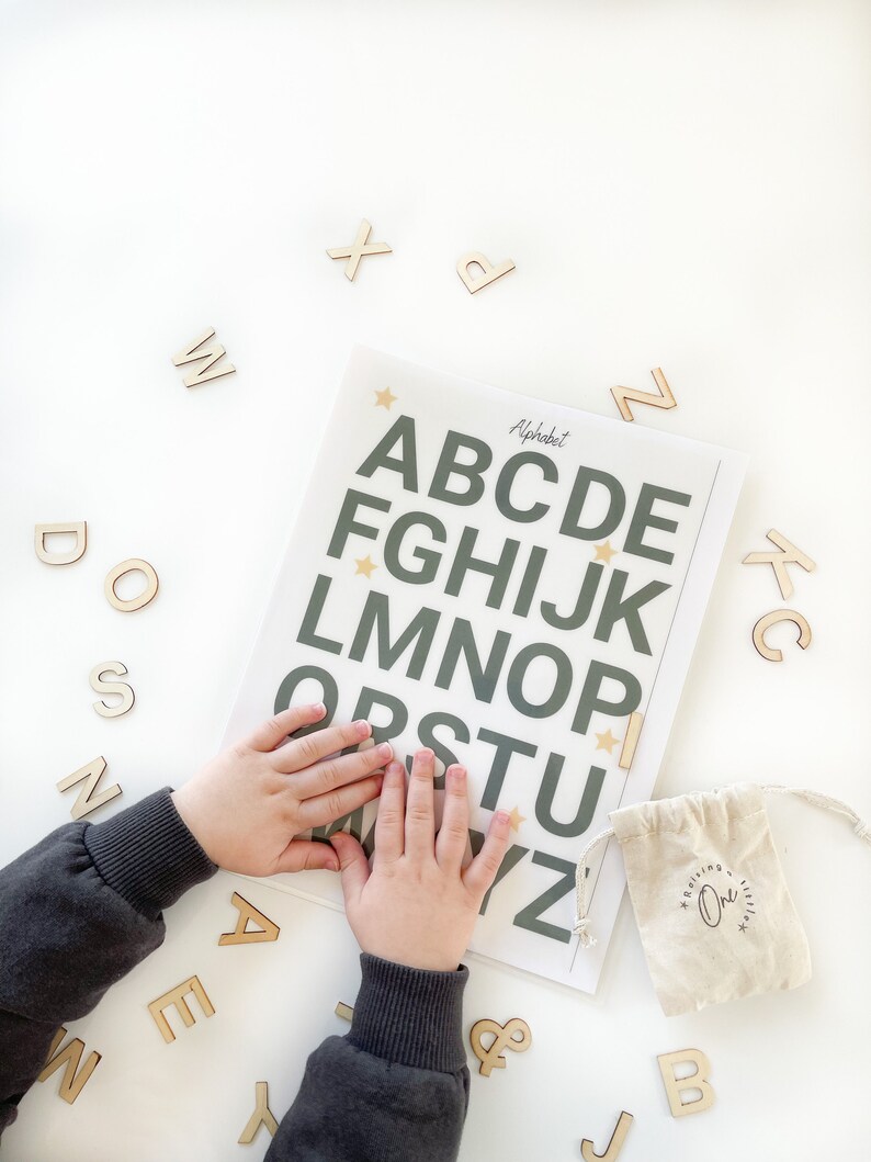 Printable Alphabet Chart (poster, Flisat Insert, Homeschool, Toddler ...