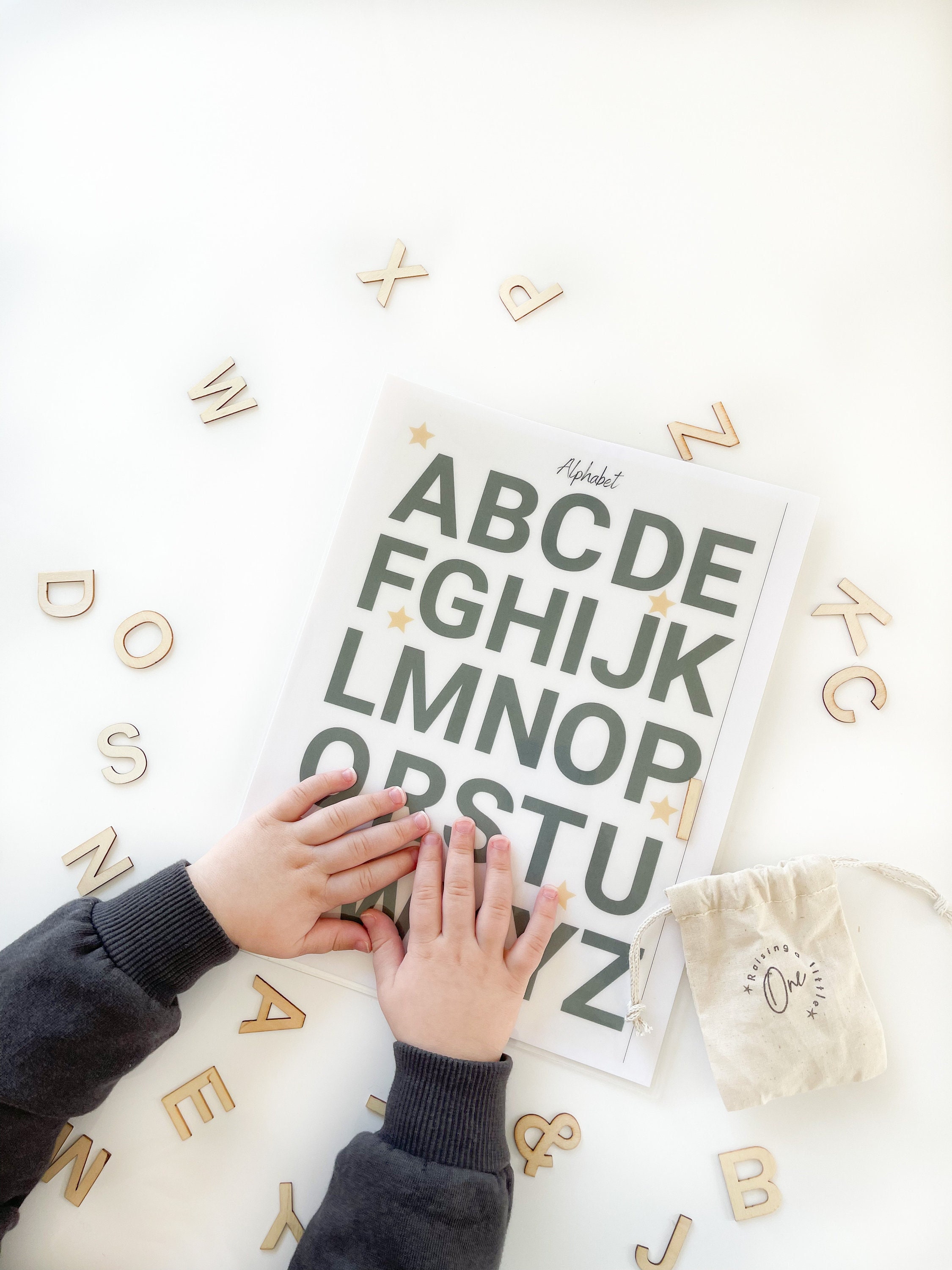 Printable Alphabet Chart (poster, Flisat Insert, Homeschool, Toddler ...