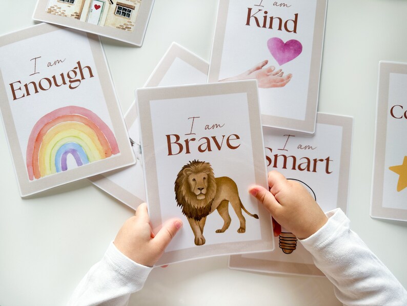 Printable Affirmation Cards for Kids (children’s, Positive, Positivity ...