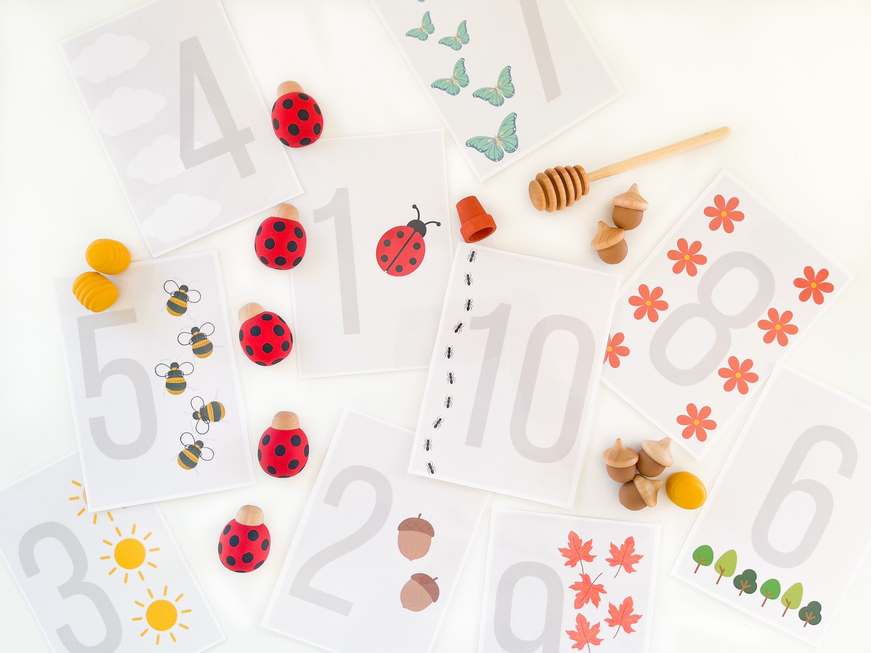 Digital Download Counting Flash Cards ABC, Phonics, Educational ...