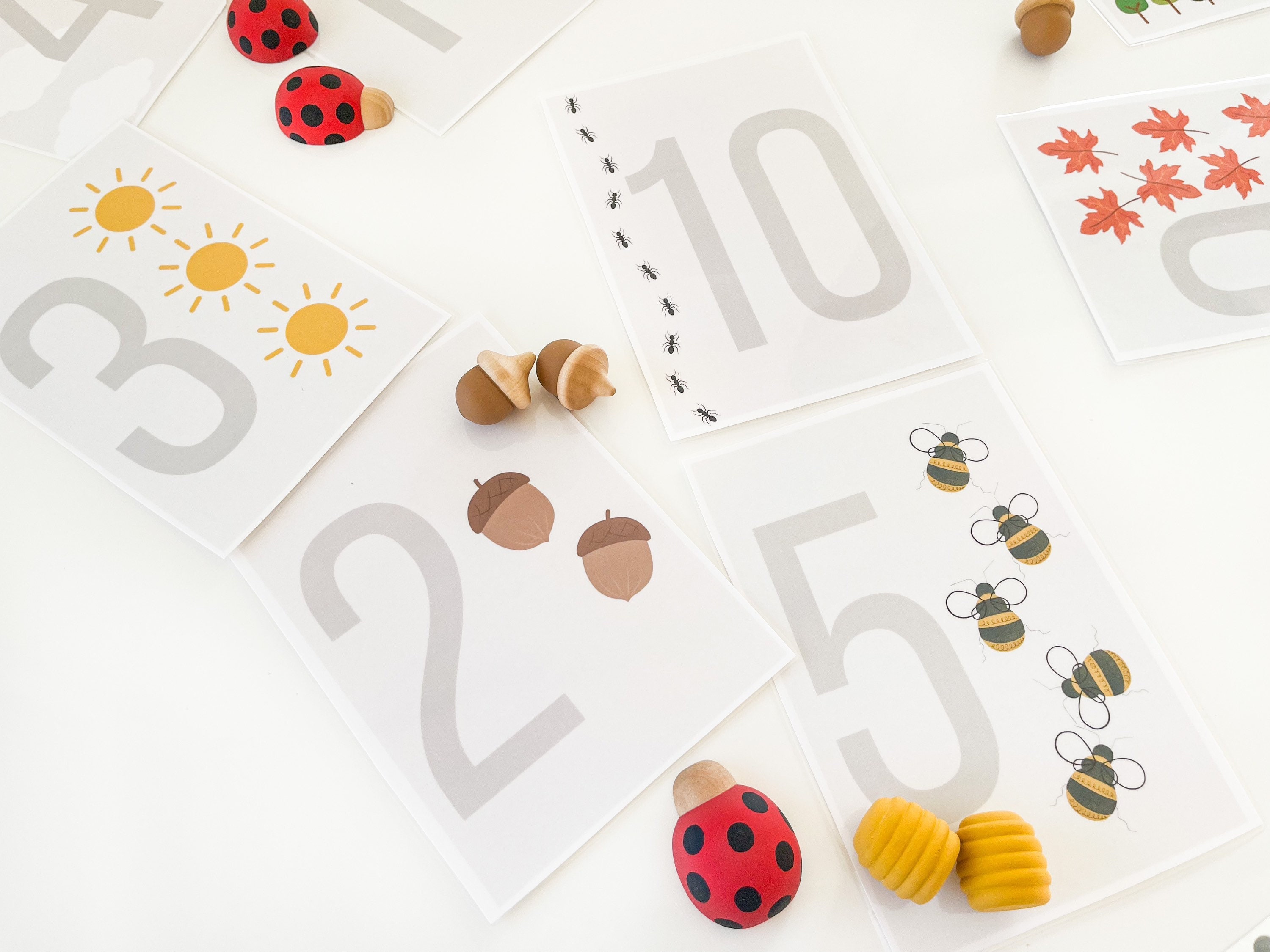 Digital Download Counting Flash Cards ABC, Phonics, Educational ...