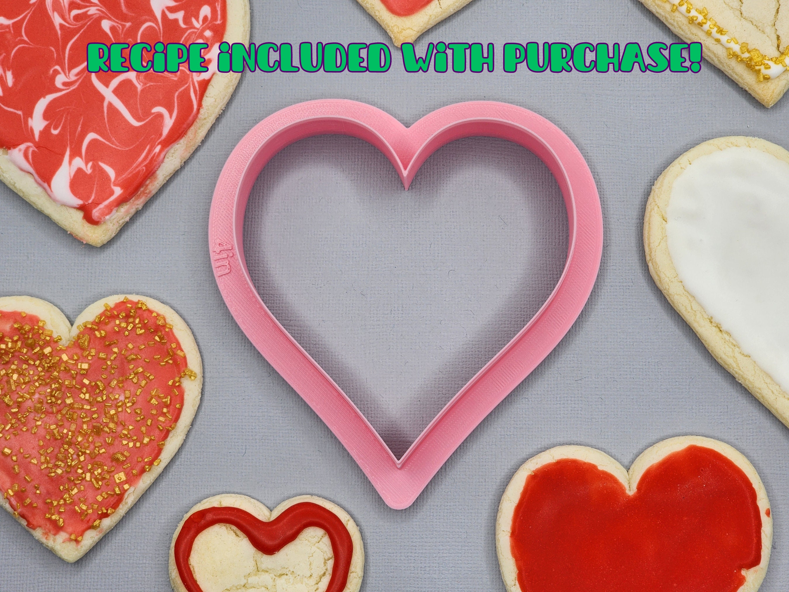 Heart Cookie Cutter 3D Printed Heart Cookie Cutter Cookie Cutter Set - Etsy