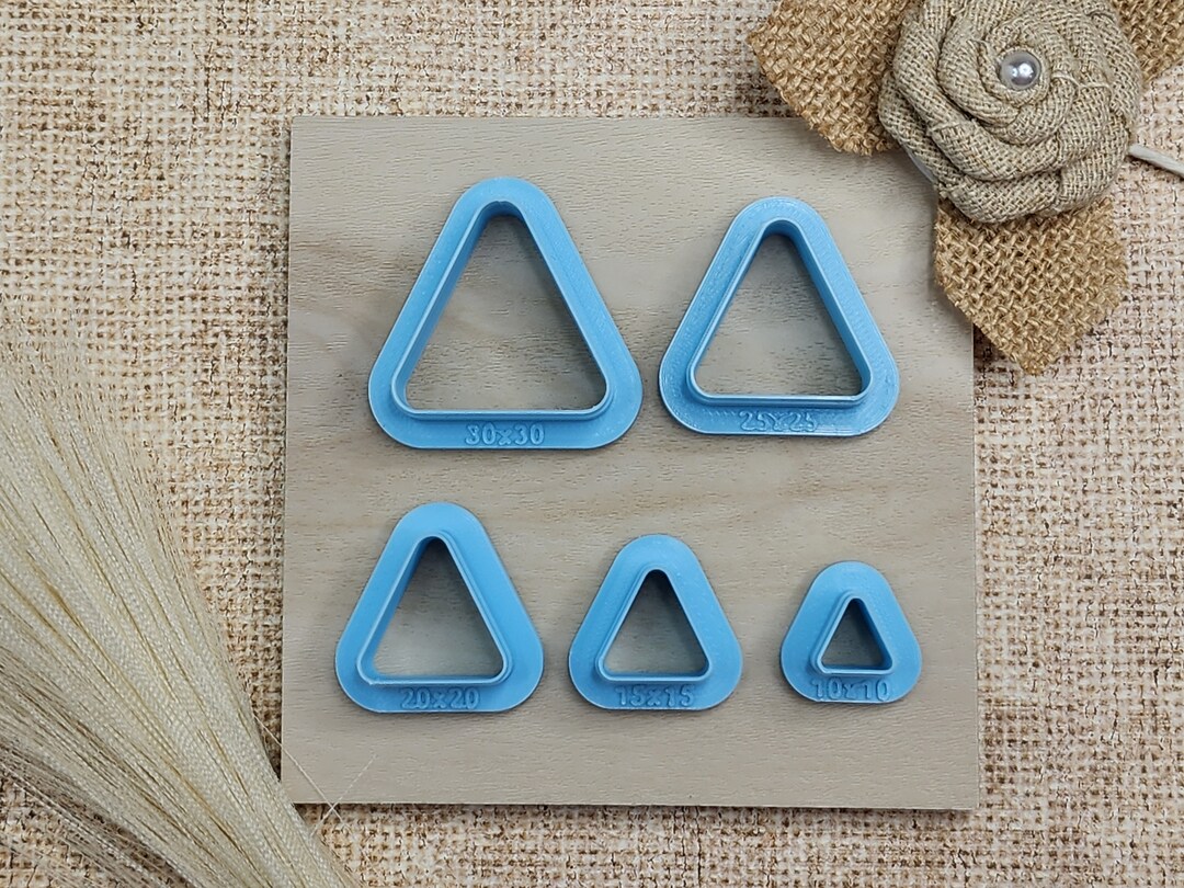 Triangle Clay Cutter Rounded Triangle Cutter for Jewelry Making Polymer ...
