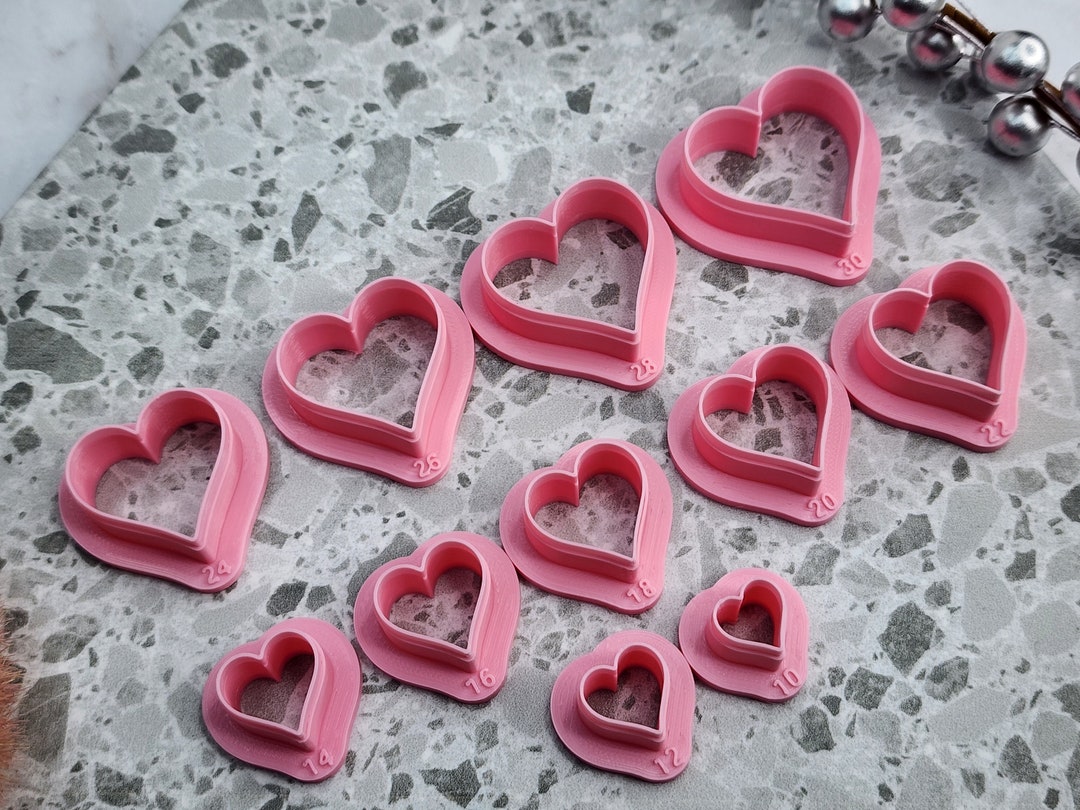 Heart Clay Cutter Heart Cutter for Clay Valentines Day Cutter for ...