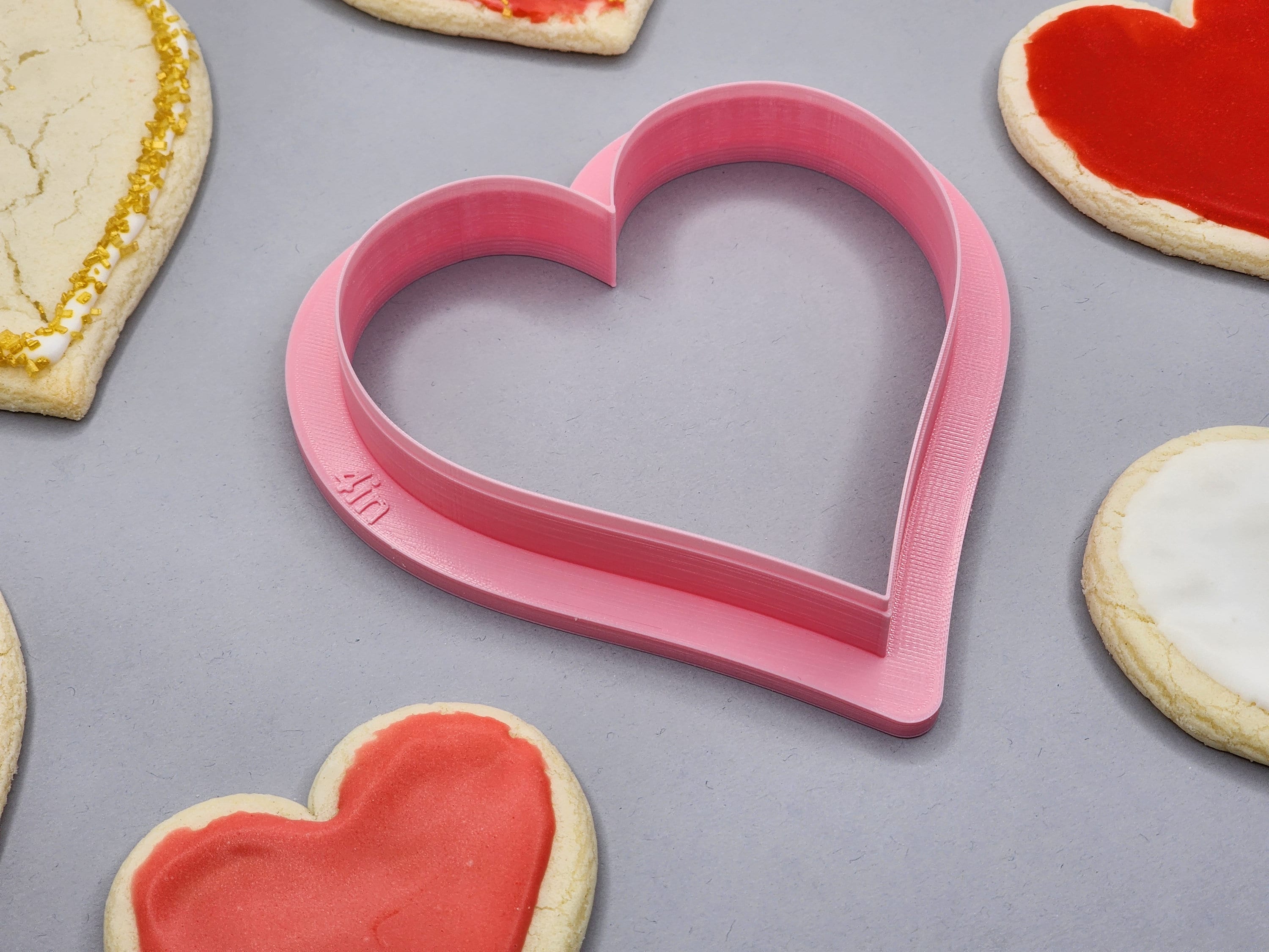 Heart Cookie Cutter 3D Printed Heart Cookie Cutter Cookie Cutter Set - Etsy