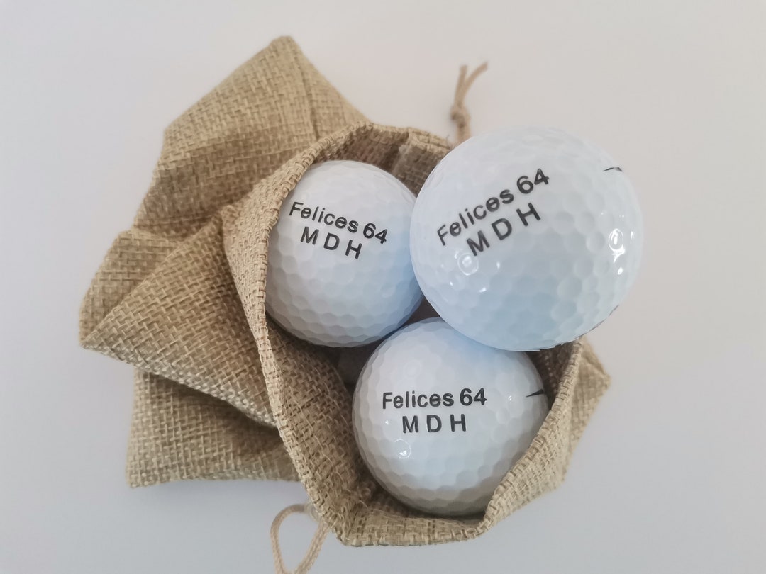 Golf Ball With Your Desired Text Laser Engraved Golf Ball for - Etsy