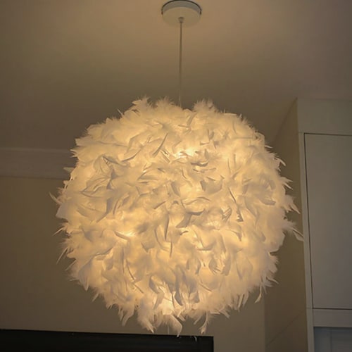 Feather Chandelier Modern Celing Lights Pendant Light - Etsy