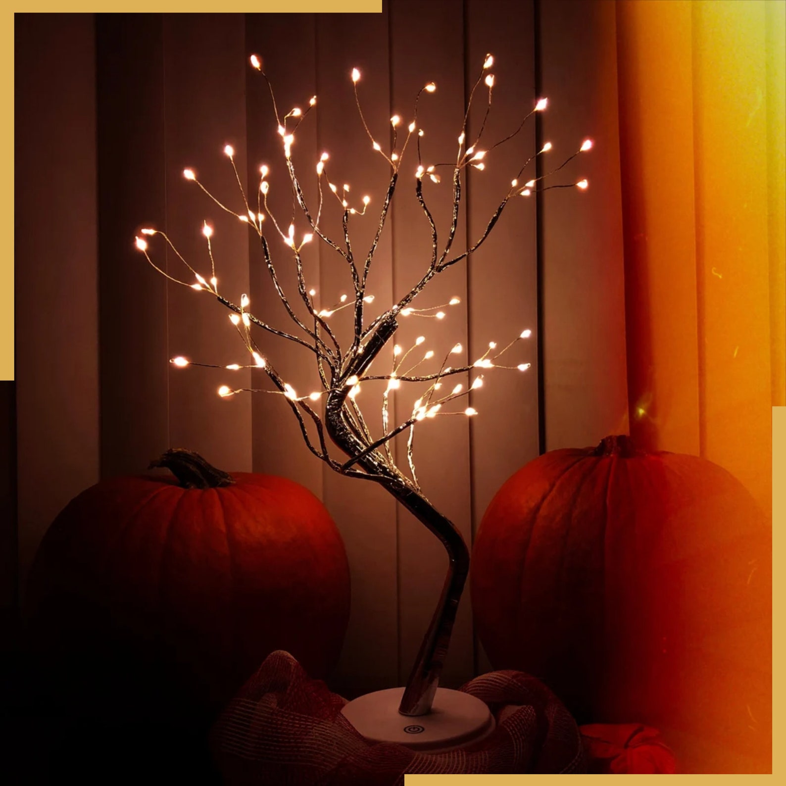 Large Silver Twisted Tree Lamp - Etsy