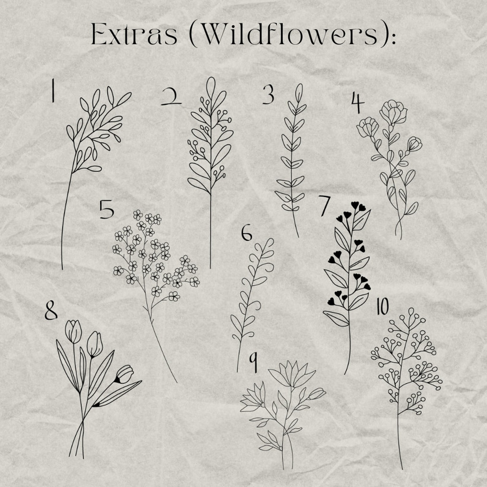 Digital Birth Flower Art | Birth Flower Tattoo | Personalized Floral ...