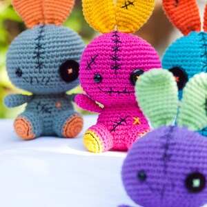 Cute Voodoo Bunny Crochet Zombie Bunnies Soft Toy Plushies Rabbits ...