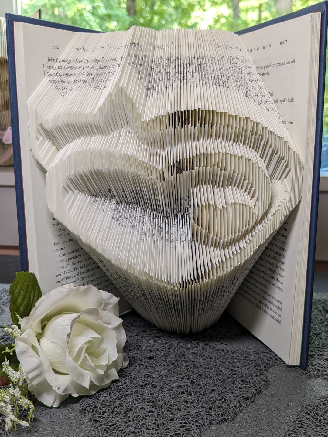 Cat Heart Folded Book - Etsy