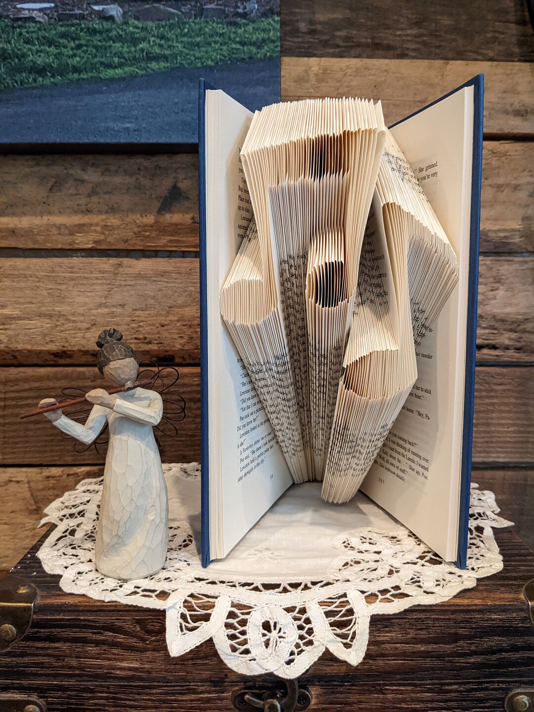 Music Notes Folded Book - Etsy