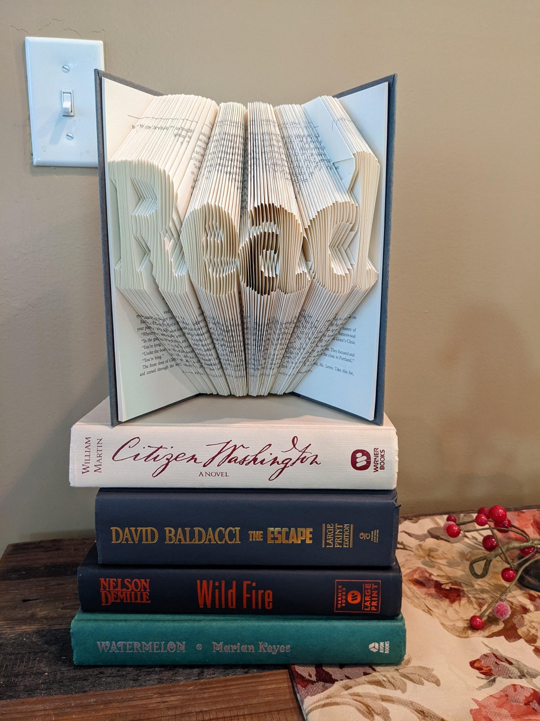 Read Folded Book - Etsy