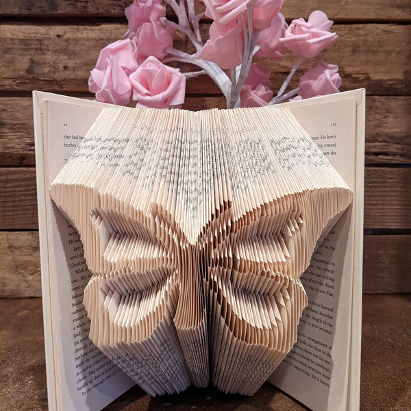 Folded Book Sculpture - Etsy