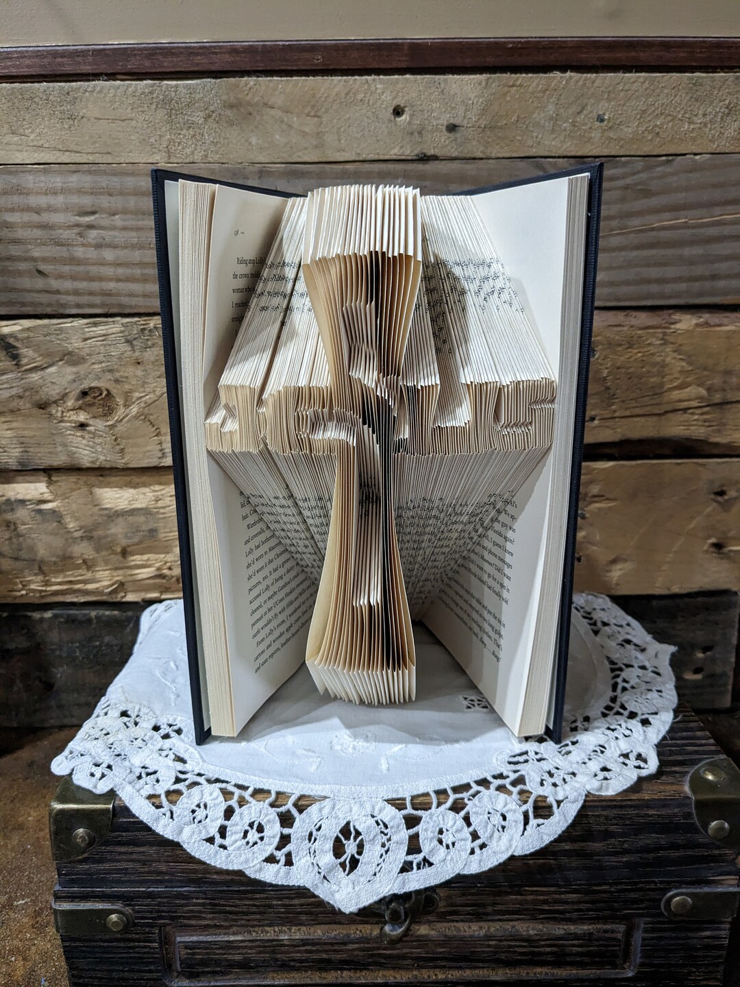 Jesus Cross Folded Book - Etsy