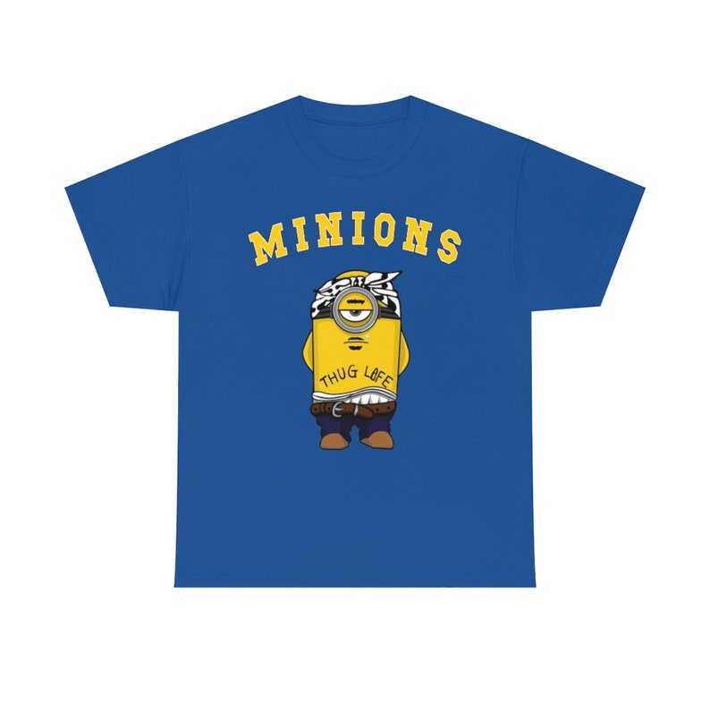 Minions Thug Life Tupac Thug Minion Minions Tupac Unisex - Etsy