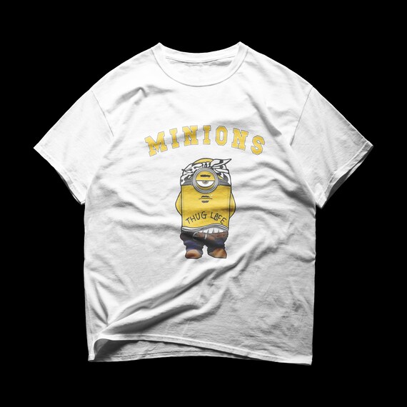 Minions Thug Life Tupac Thug Minion Minions Tupac Unisex - Etsy