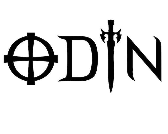 Odin Freki Geri Wolves Altar Plate Art Engraving Heathen Asatru Norse ...