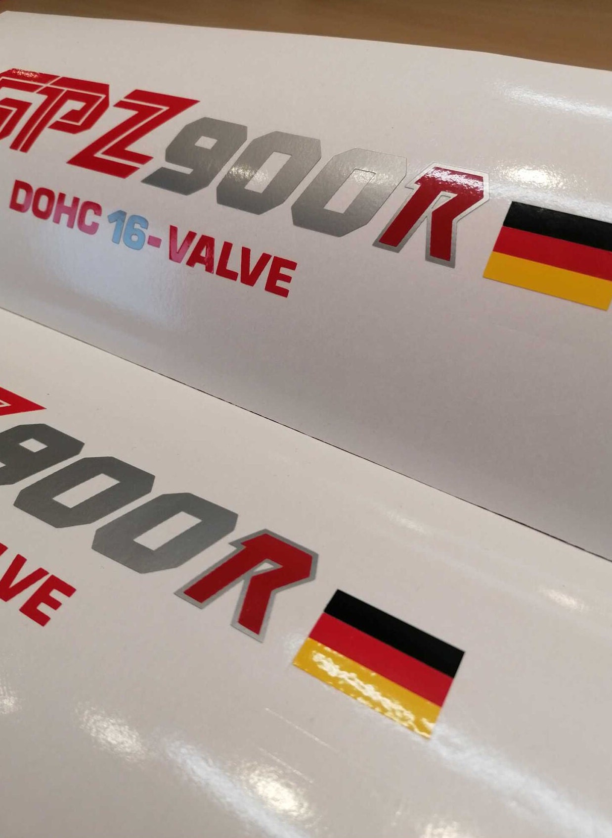 Kawasaki GPZ 900 R - ZX900A Baujahr 1988 Verkleidung Fairing Aufkleber ...