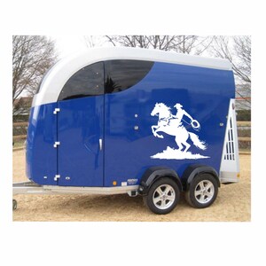 Cowboy Western Stickers for Horse Trailers in Many Colors and Sizes ...