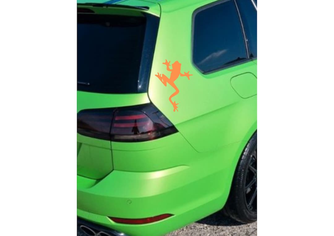 Frog Car Sticker Frog Sticker for All Smooth Surfaces, Fun Design Style ...