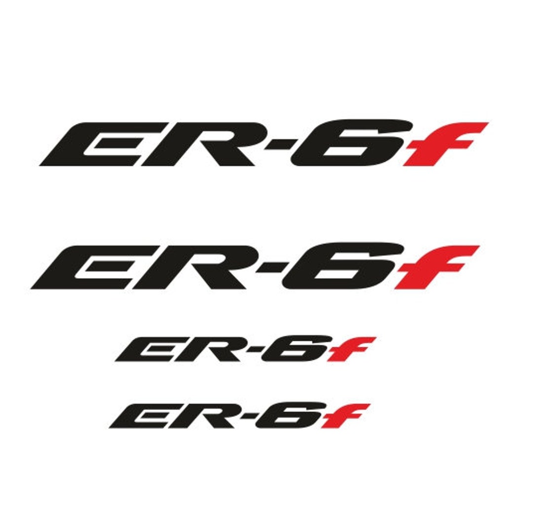 Kawasaki Er-6f Motorcycle Stickers in Different Colors Sticker Set - Etsy