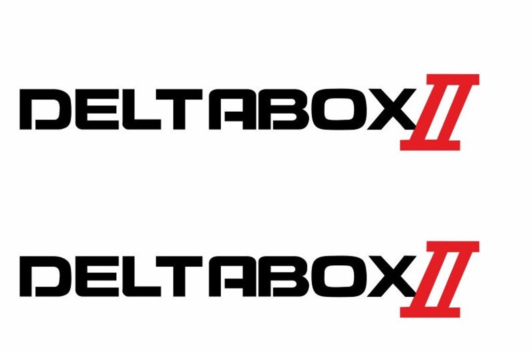Deltabox II Sticker Accessory Decal Motorcycle Label, Bike Style Color ...