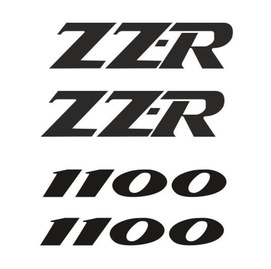 Kawasaki ZZR 1100 Matching Sticker Accessories Decal Motorcycle Classic ...