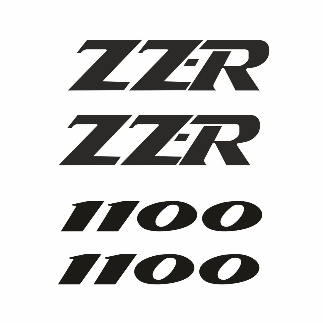 Kawasaki ZZR 1100 Matching Sticker Accessory Decal Motorcycle Classic ...