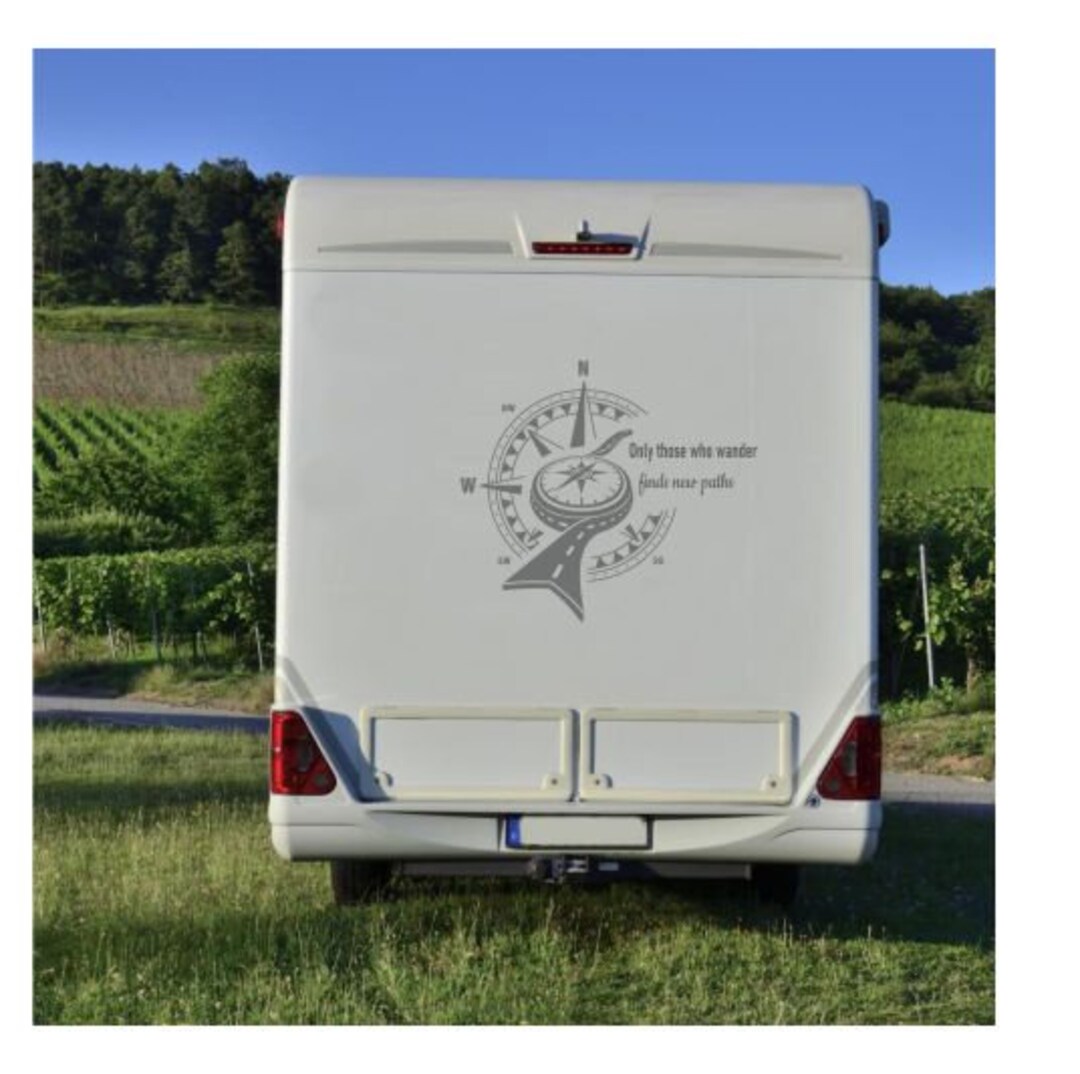 Motorhome Caravan Sticker Novelty Size Selection Wind Rose Leisure ...
