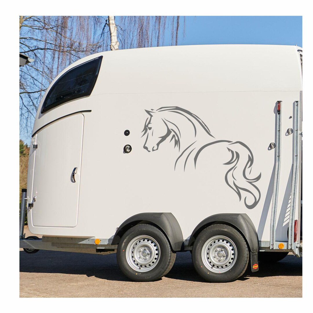 Pferdeanhänger Aufkleber Sticker vergiss die Prinzen Design Styling ...