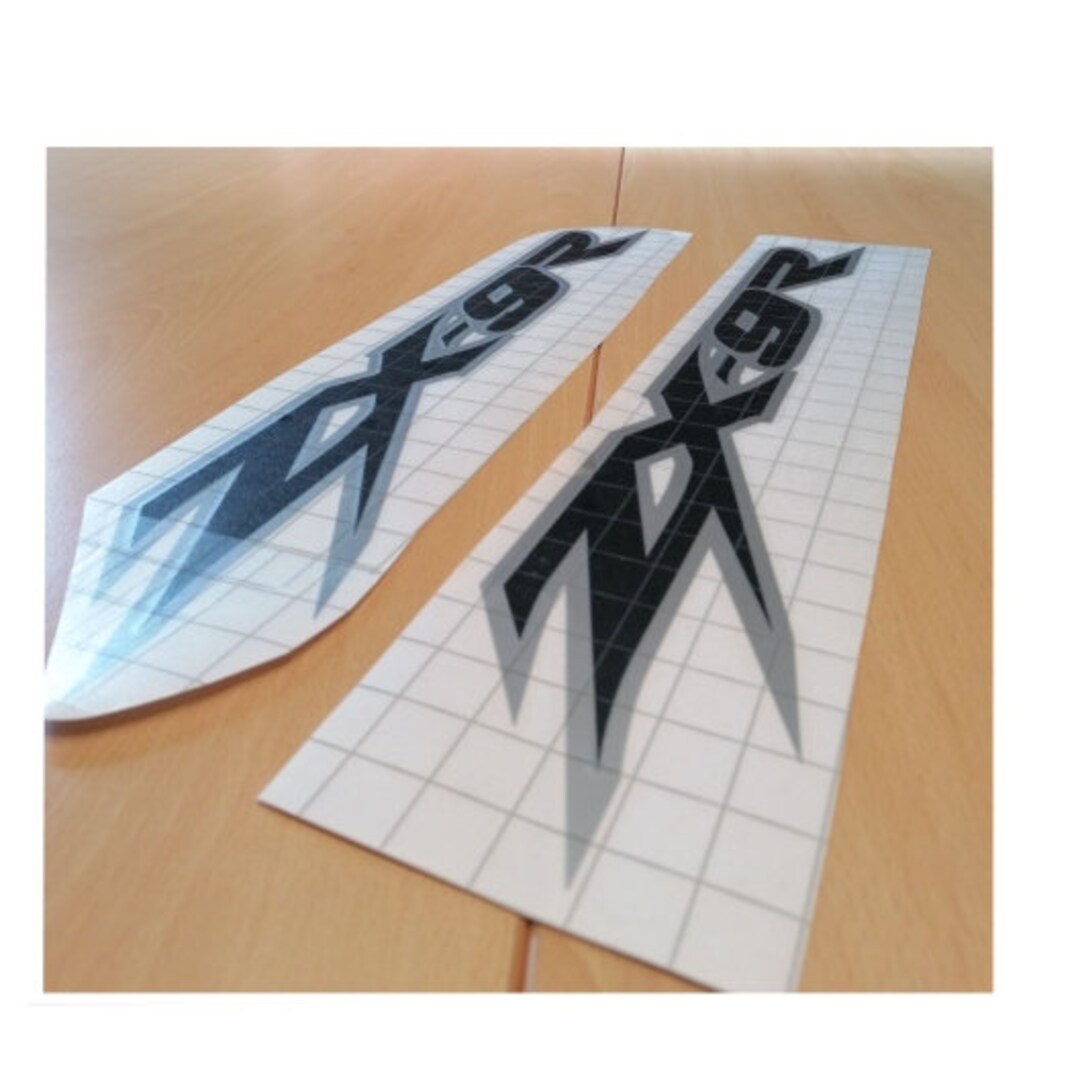 Kawasaki ZX-9R Outline Fairing Sticker Decal Classic Bike Restoration ...