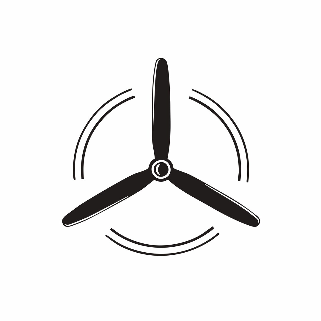 Propeller Sticker Airplane Pilot Sign Hobby Car Style - Etsy