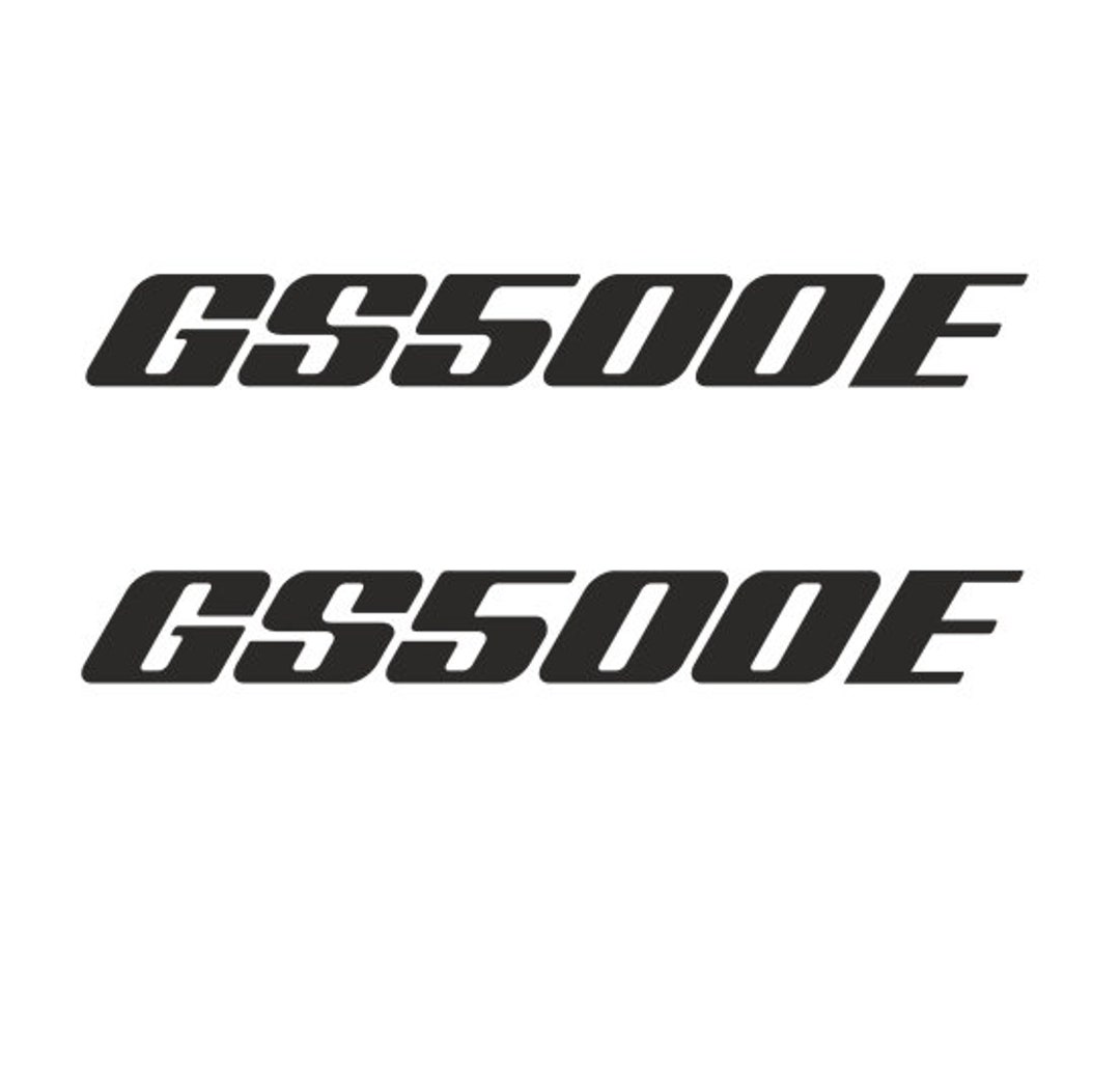 Suzuki GS 500 E Sticker Decal Motorcycle Lettering Decor - Etsy