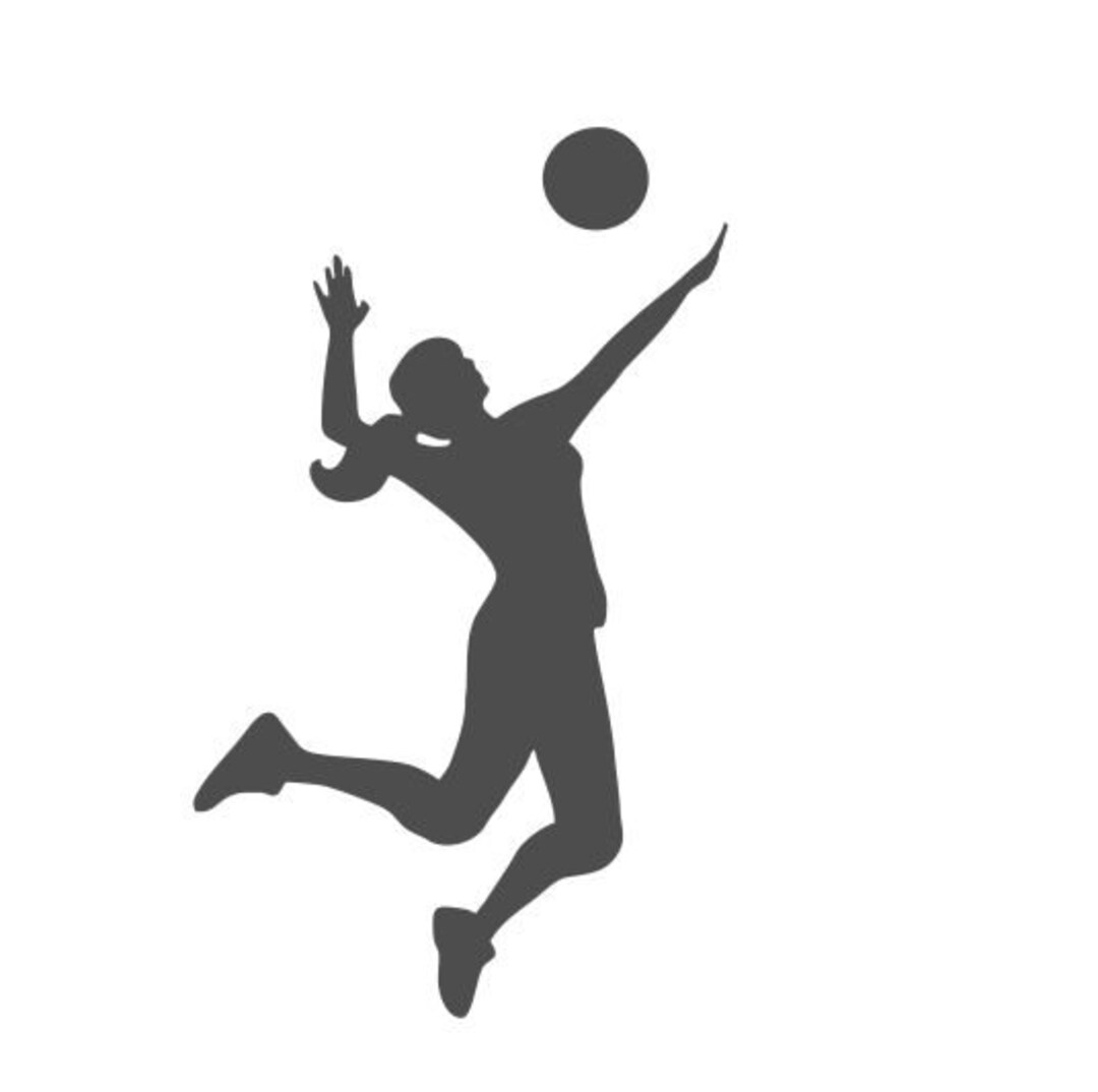 Car Sticker Volleyball Player Sticker 20 X 12 Cm Many Colors - Etsy