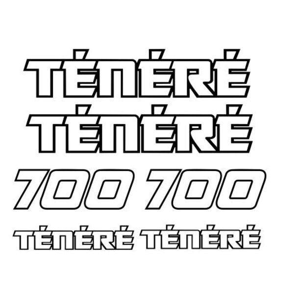 Yamaha Tenere 700 Sticker - Etsy