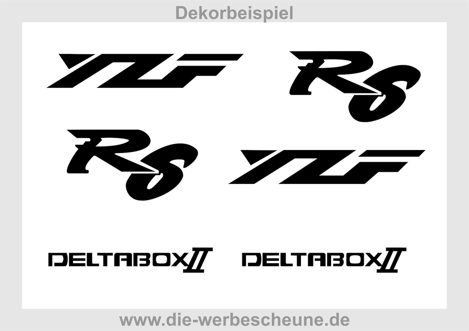 Yamaha YZF R6 Sticker Sticker Set Decal Compatible - Etsy
