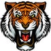 Tiger Head Digital Print Sticker 20 X 20 Cm - Motorhome, Car, Leisure ...