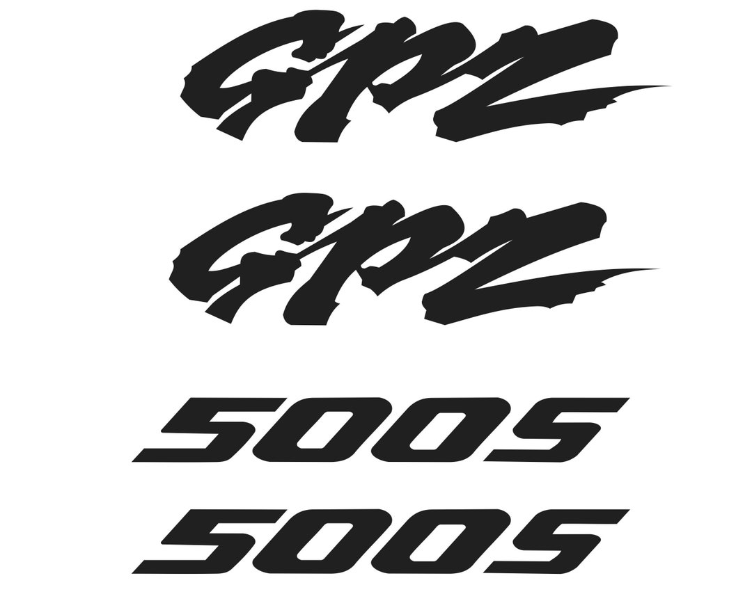 Kawasaki GPZ 500 S Sticker Set Decor Kit Sticker - Etsy