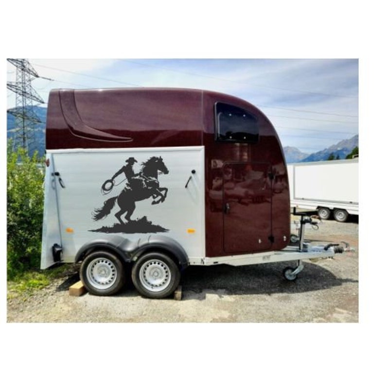 Cowboy Western Stickers for Horse Trailers in Many Colors and Sizes New ...