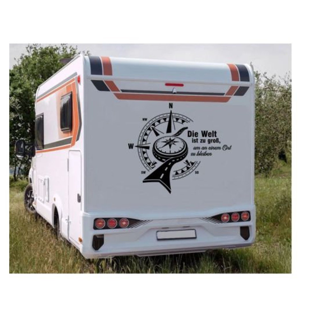 Wohnmobil Caravan Aufkleber Neuheit Größen Auswahl Windrose Freizeit ...