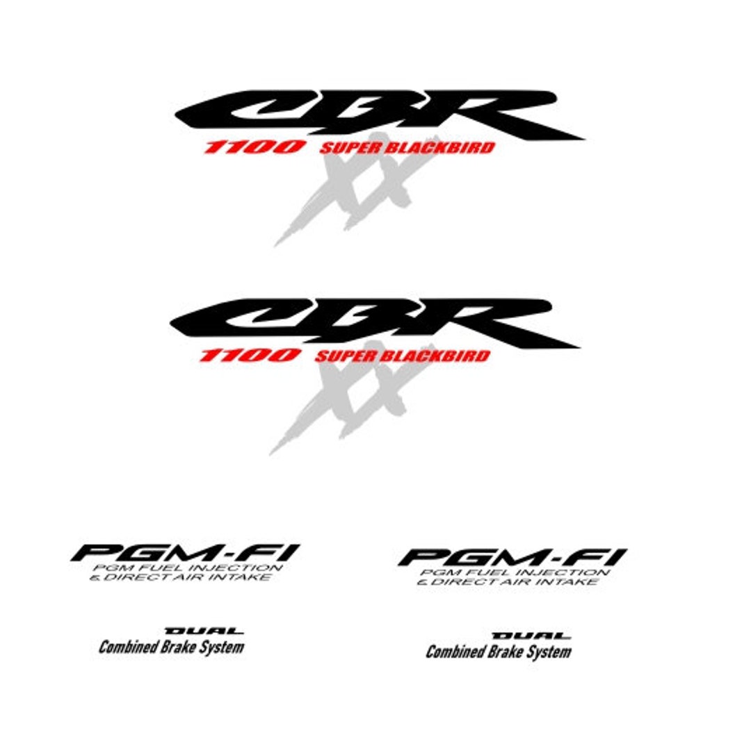 Honda CBR 1100 XX From 1996 Decal Matching Accessories Sticker Set - Etsy