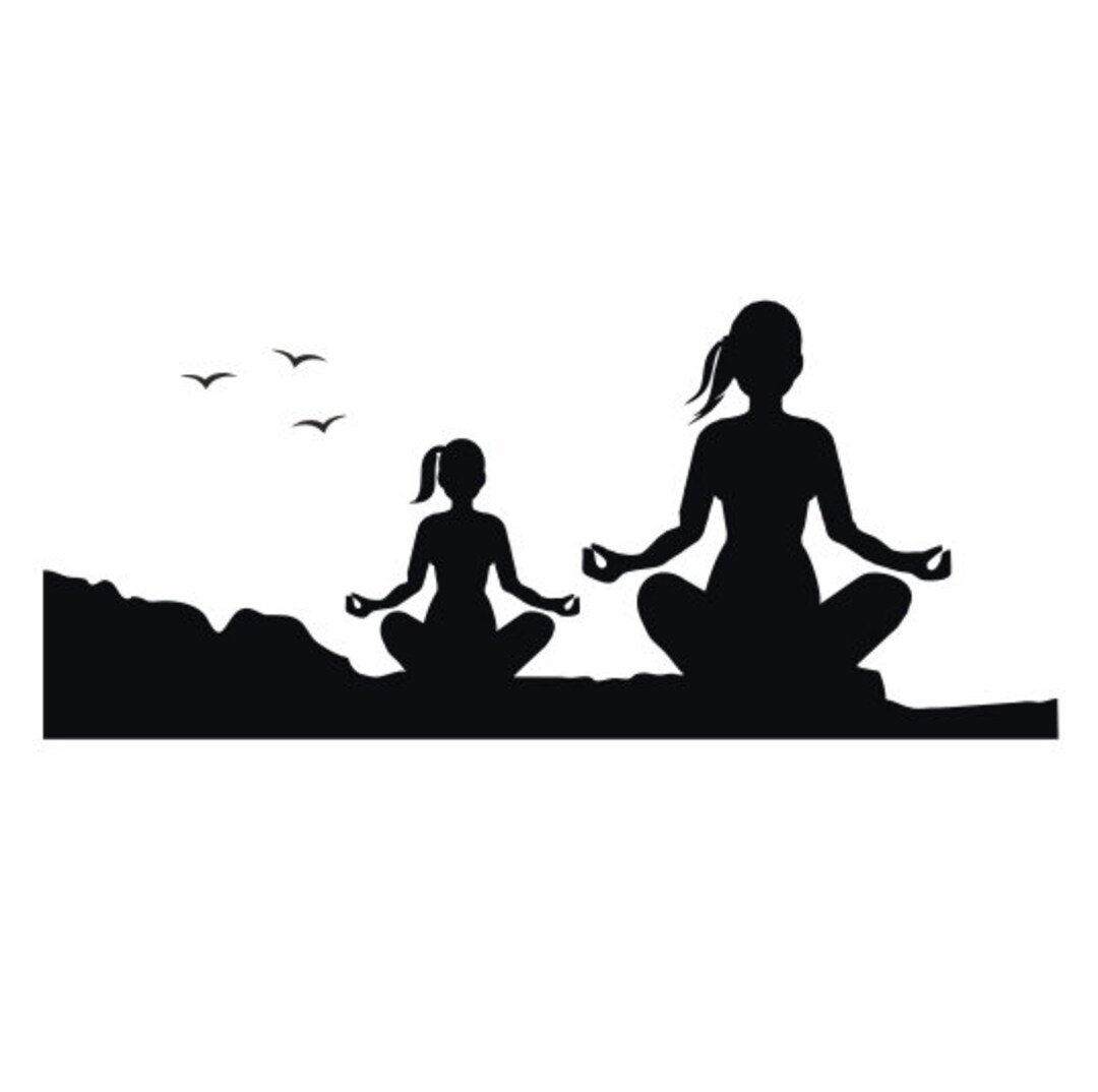 Sticker Meditation Calm Strength Peace Serenity 30 X 13 Cm Different ...