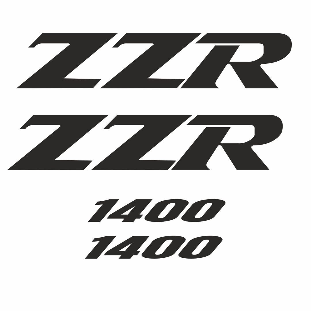 Kawasaki ZZR 1400 Lettering Sticker Motorcycle Label Classic Bike - Etsy